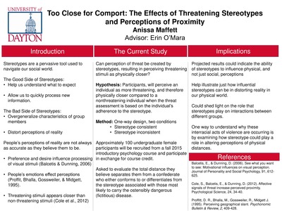 "Too Close for Comfort: The Effect of Threatening"