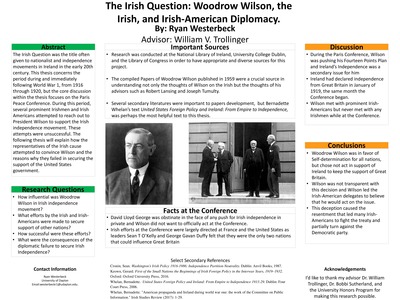 "The Irish Question: Woodrow Wilson, the Irish, and Irish-American Dipl"