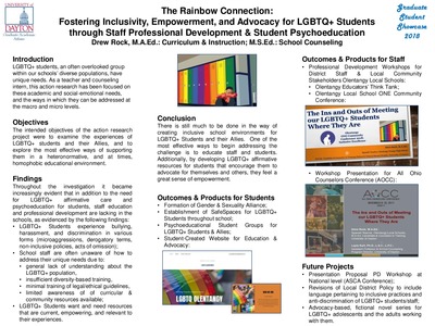 "The Rainbow Connection: Fostering Inclusivity, Empowerment, and Advoca"