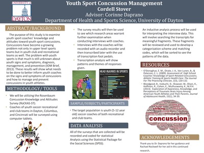 "Youth Sport Concussion Management"