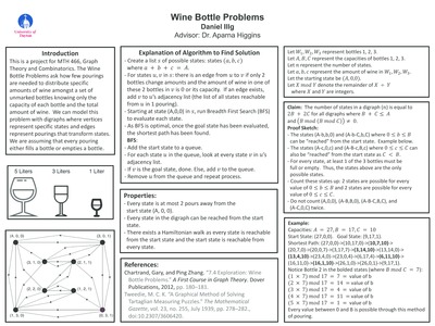 "Wine Bottle Problems"