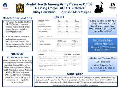 "Mental Health Among Army Reserve Officer Training Corps (ROTC) Cadets"