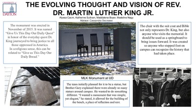 "The Evolving Thought and Vision of Rev. Dr. Martin Luther King Jr."