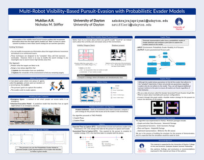 "Multi-Robot Visibility-Based Pursuit-Evasion with Probabilistic Evader"