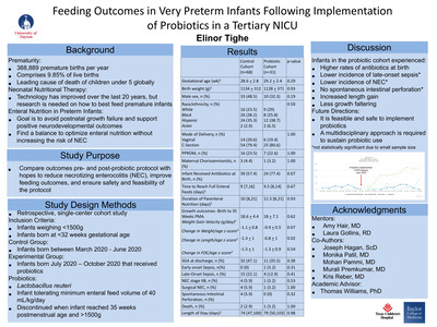 "Feeding Outcomes in Very Preterm Infants Following Implementation of P"