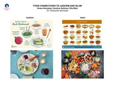 "Food Connections to Judaism and Islam"