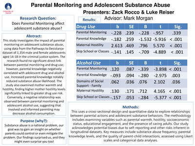 "The Effect of Parental Monitoring on Adolescent Substance Abuse"