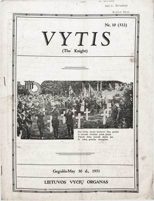 "Vytis, Volume 17, Issue 10 (May 30, 1931)" by Knights of Lithuania