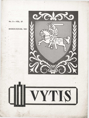 "Vytis, Volume 37, Issue 3 (March 1951)" by Knights of Lithuania