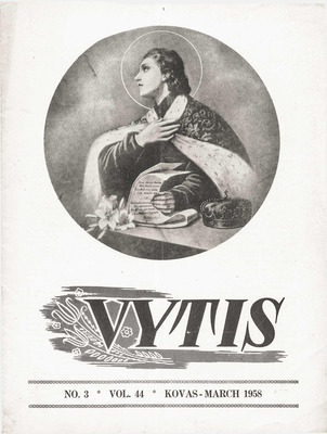 "Vytis, Volume 44, Issue 3 (March 1958)" by Knights of Lithuania