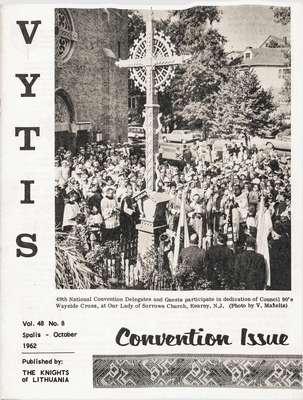 "Vytis, Volume 48, Issue 8 (October 1962)" by Knights of Lithuania